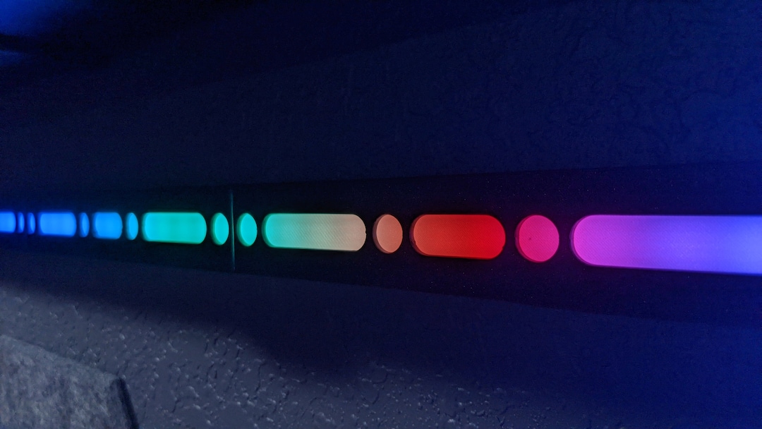 LED Channel Covers - Star Wars Bespin / Cloud City Stairs Inspired - Etsy
