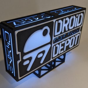 Droid Depot Sign / Light - Star Wars Galaxy's Edge Inspired - Etsy