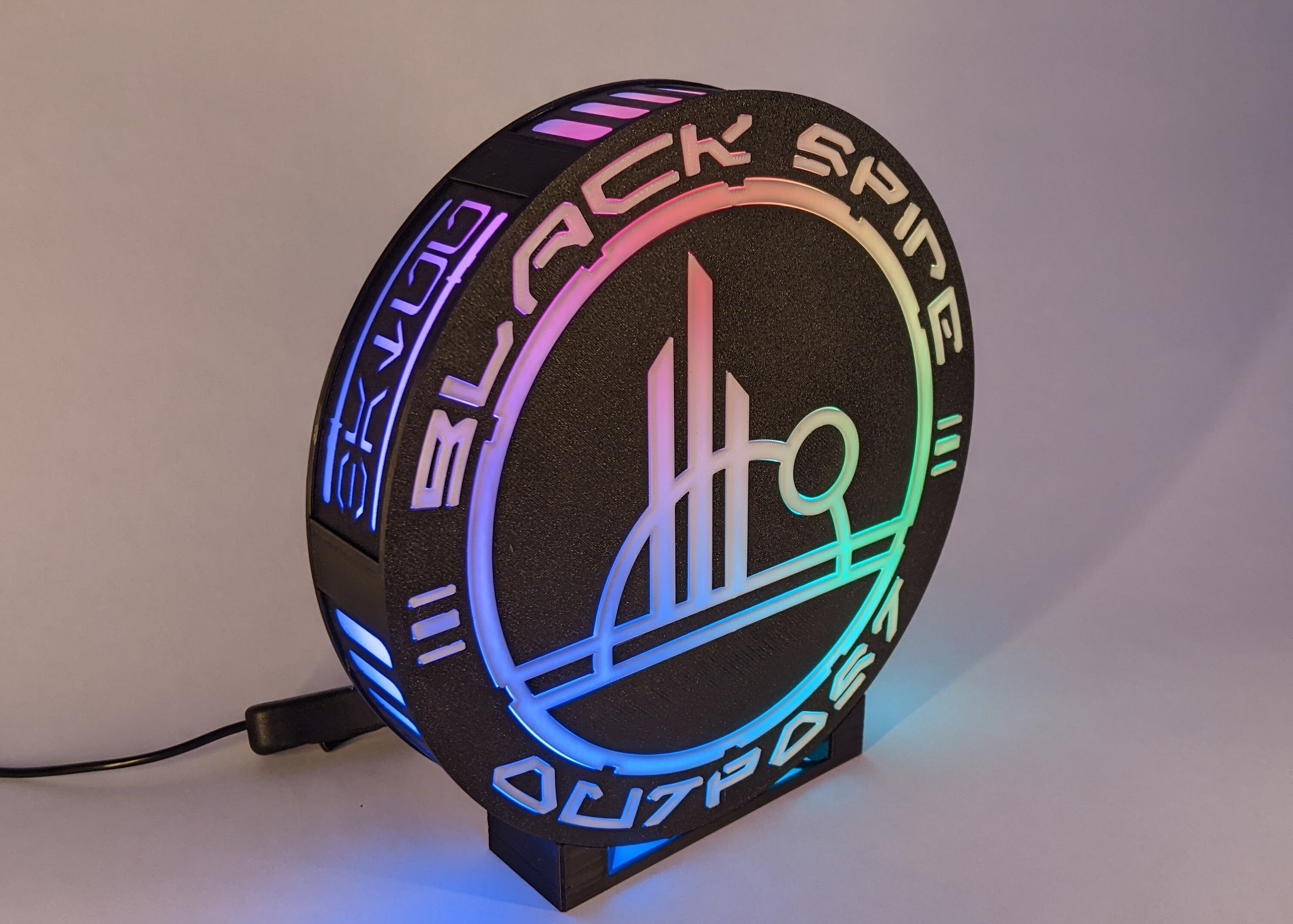 Black Spire Outpost Sign / Light Star Wars Galaxy's Edge - Etsy