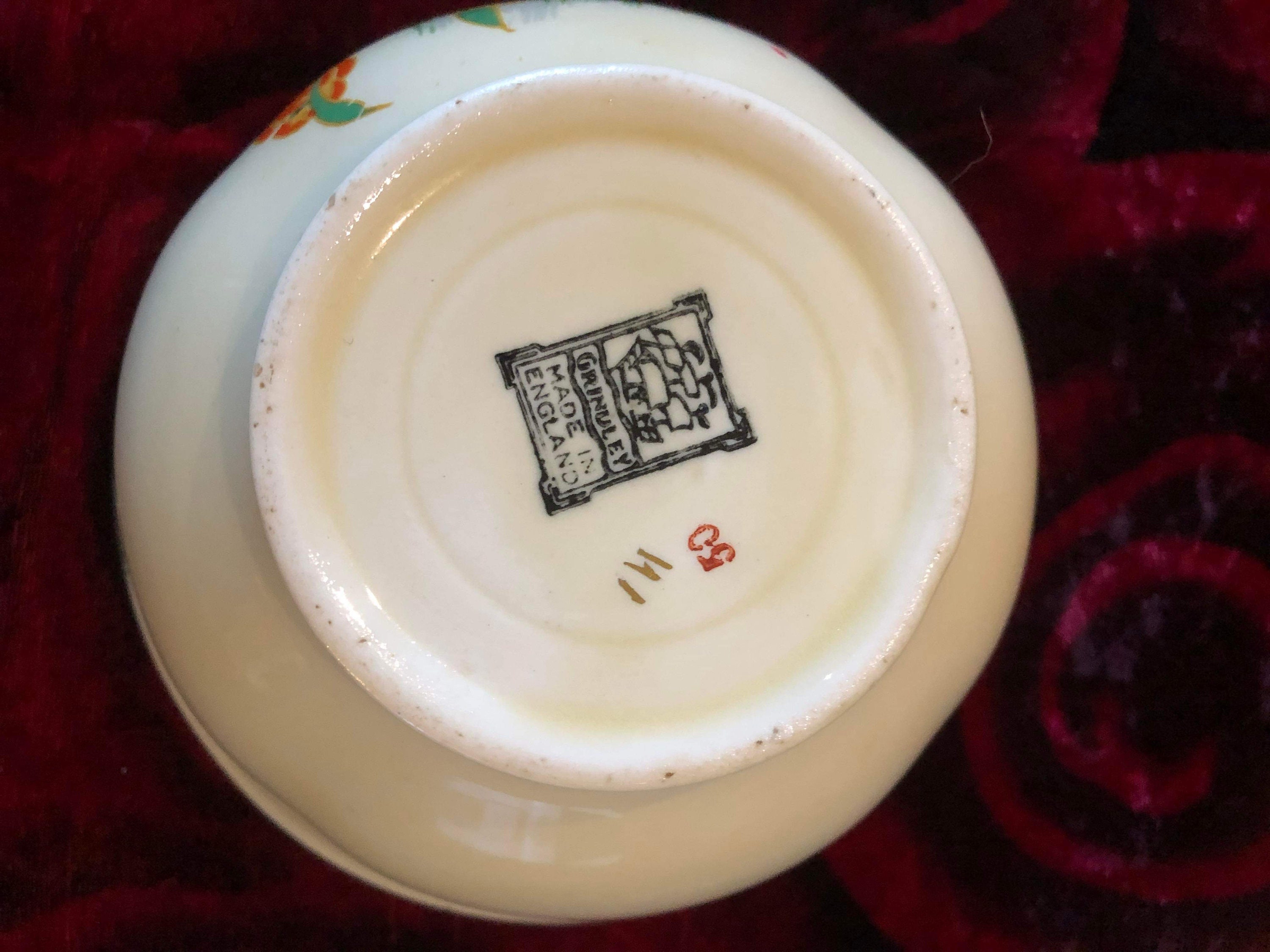 Vintage Grindley China Sugar Bowl Dolores Pattern Spring Flowers - Etsy