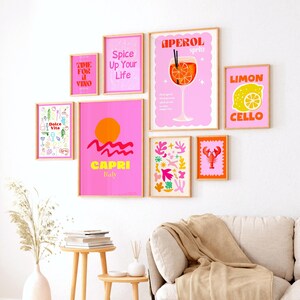 150 MEGA POSTER BUNDLE Blush Pink Wall Art Matisse Print Set Pink and ...