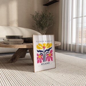 Boho Floral Wallart Botanical Print Set Artful Botanical Wall Artful ...