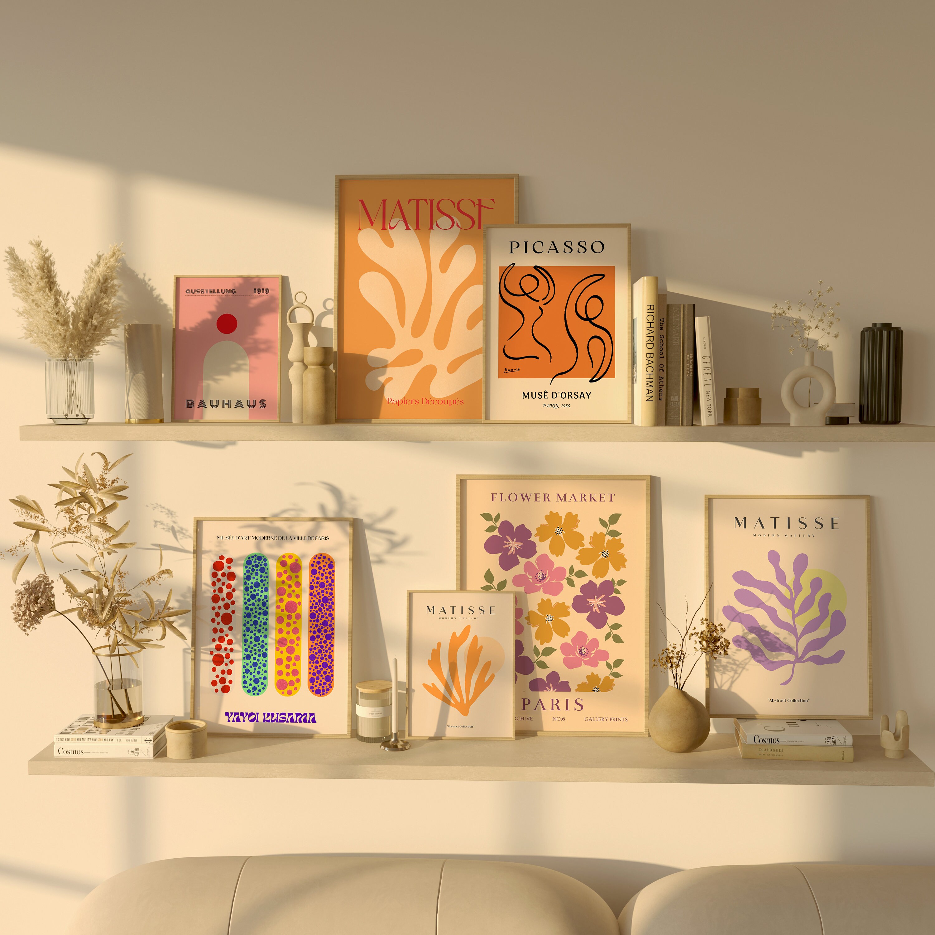 Set of 11 Gallery Wall Set Gallery Wall Bundle Exhibition Poster Set ...