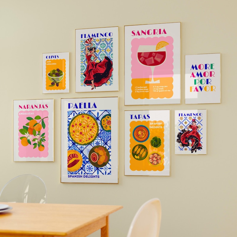 Tapas Spanish Painting - Etsy