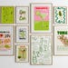Trendy Kitchen Print Set: Retro Food & Cocktail Art (digital Download ...