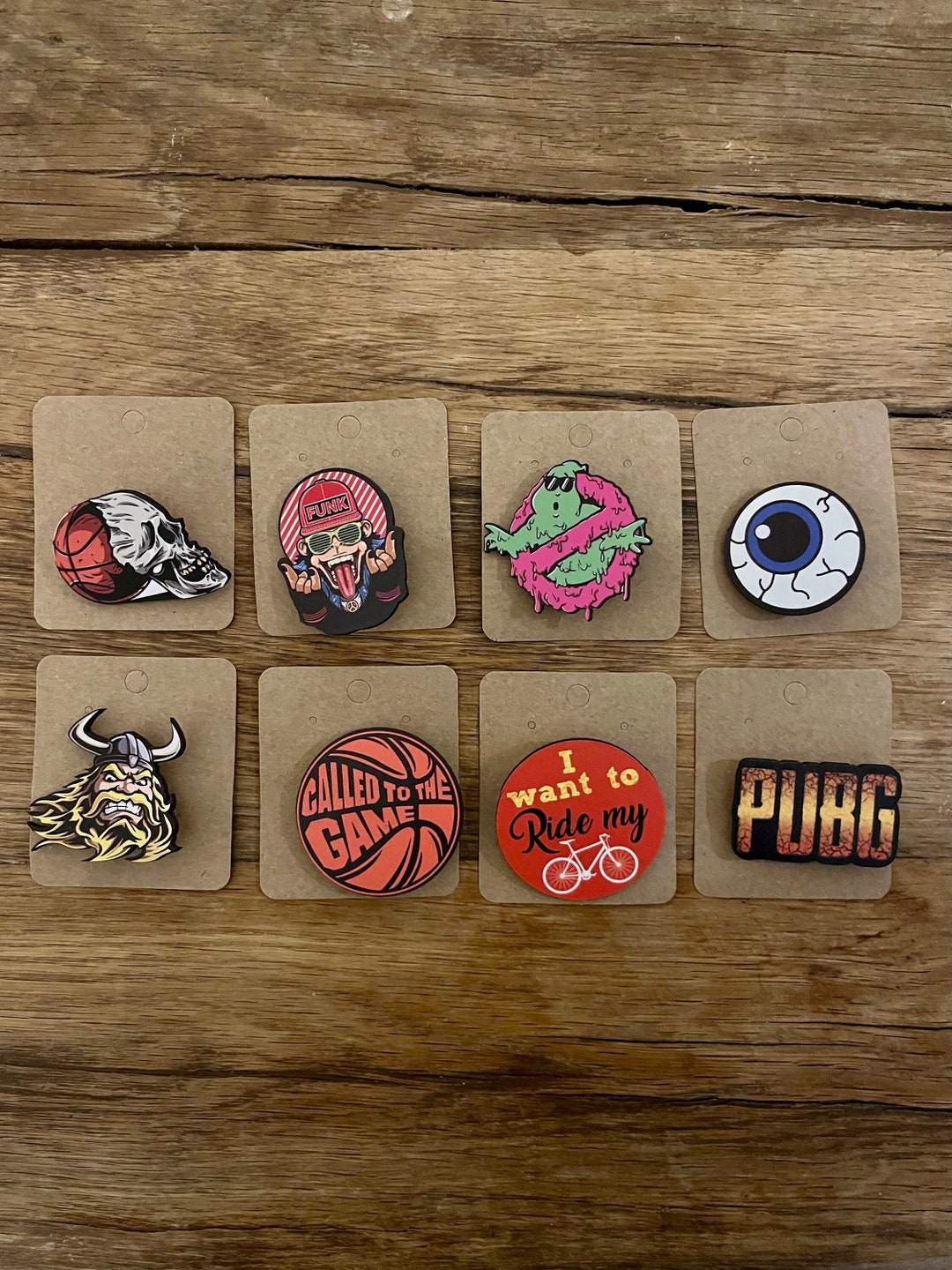 Cool Brooches, Wooden Pins, Wooden Gift, Wooden Jewellery, Wooden ...