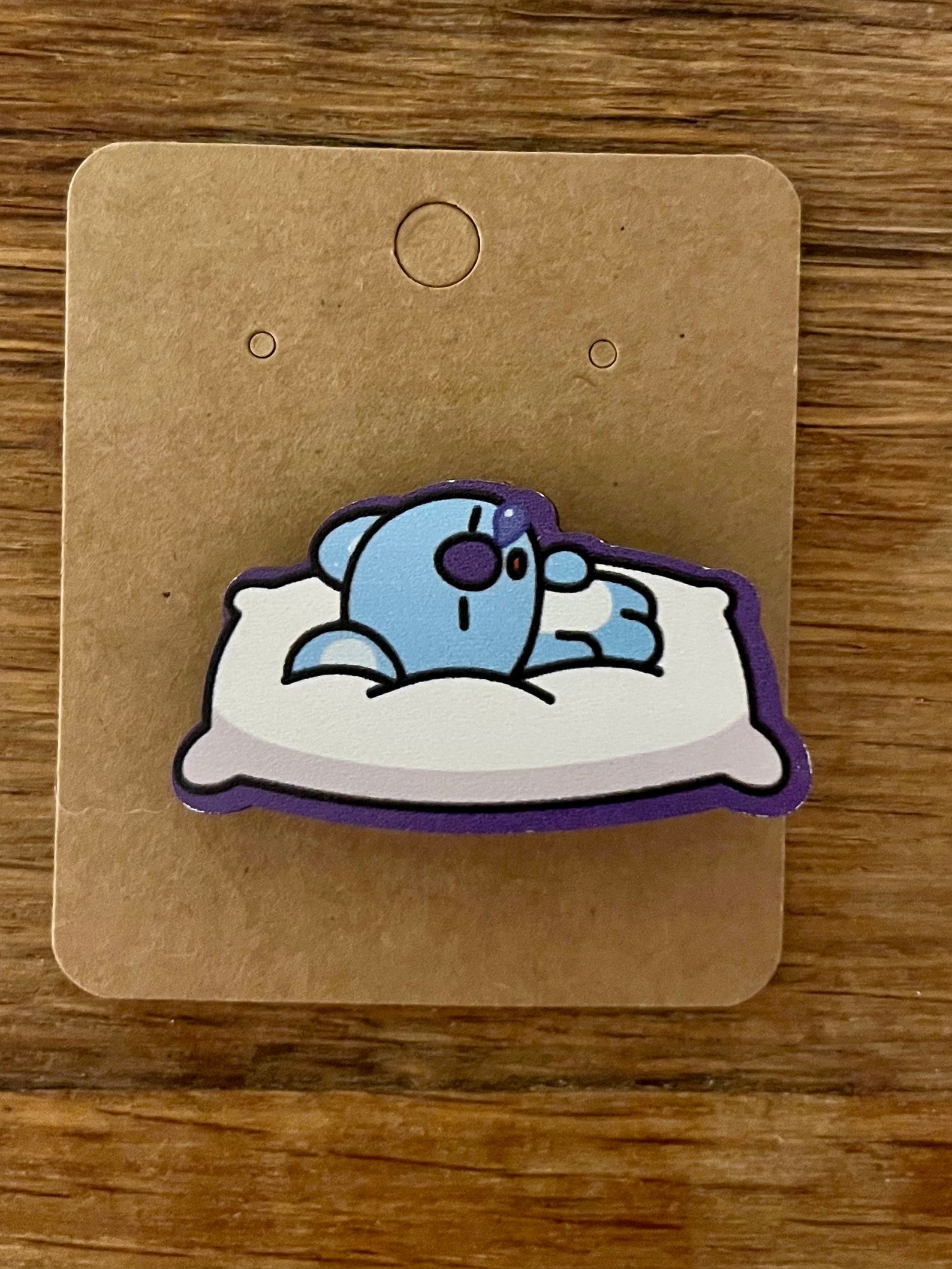 BTS / BT21 Inspired Wooden Brooches, Wooden Pins, Wooden Gift, Wooden ...