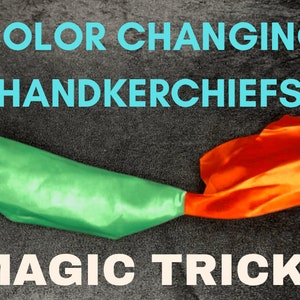 Magic Color Changing Handkerchiefs - Magic Trick - Video Instructions ...