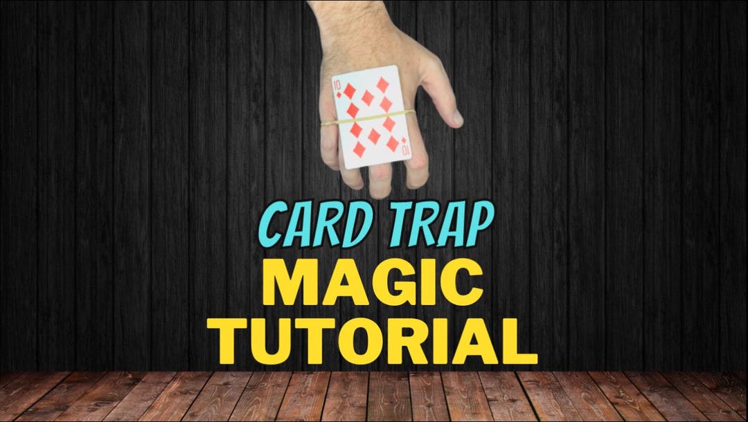 Magic Card Trick Tutorial - Card Trap Digital Download - Etsy
