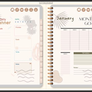 Digital Planner 2023, Digital Journal, Daily Planner Digital With ...