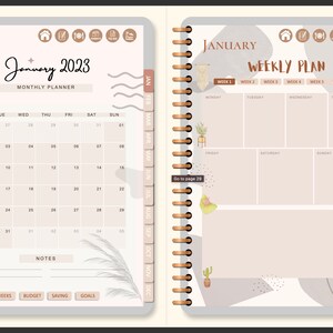 Digital Planner 2023, Digital Journal, Daily Planner Digital With ...