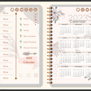 Digital Planner 2023, Digital Journal, Daily Planner Digital With ...