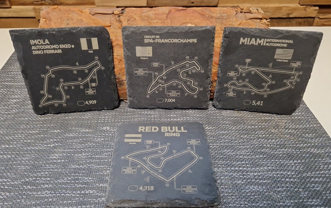 Formula 1 Coasters Slate F1 2024 Motorsport Fan Articles - Etsy UK