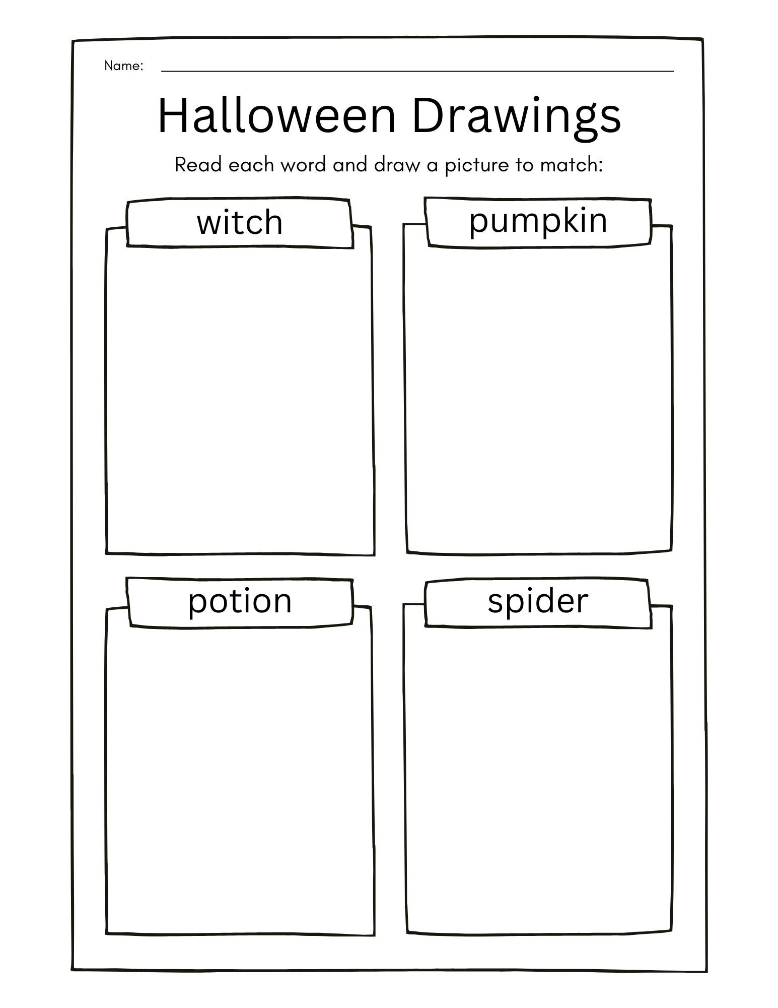 Halloween Fun Kids' Activity Worksheets & Coloring Pack - Etsy