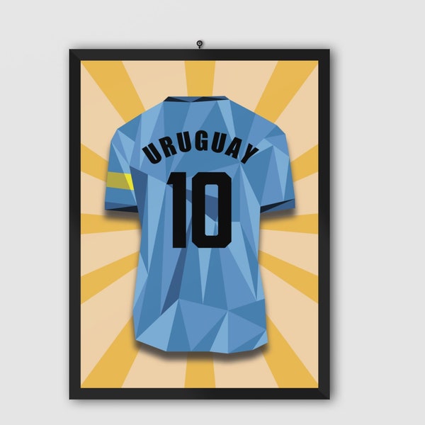 Uruguay Soccer Poster - Etsy