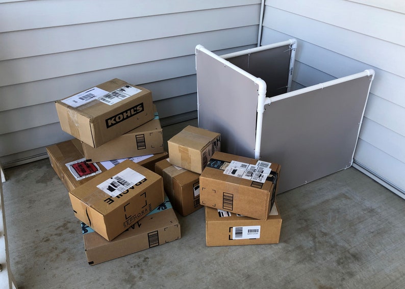 Packages Out of Sight ! With This Low-cost Package Hider Enclosure ...