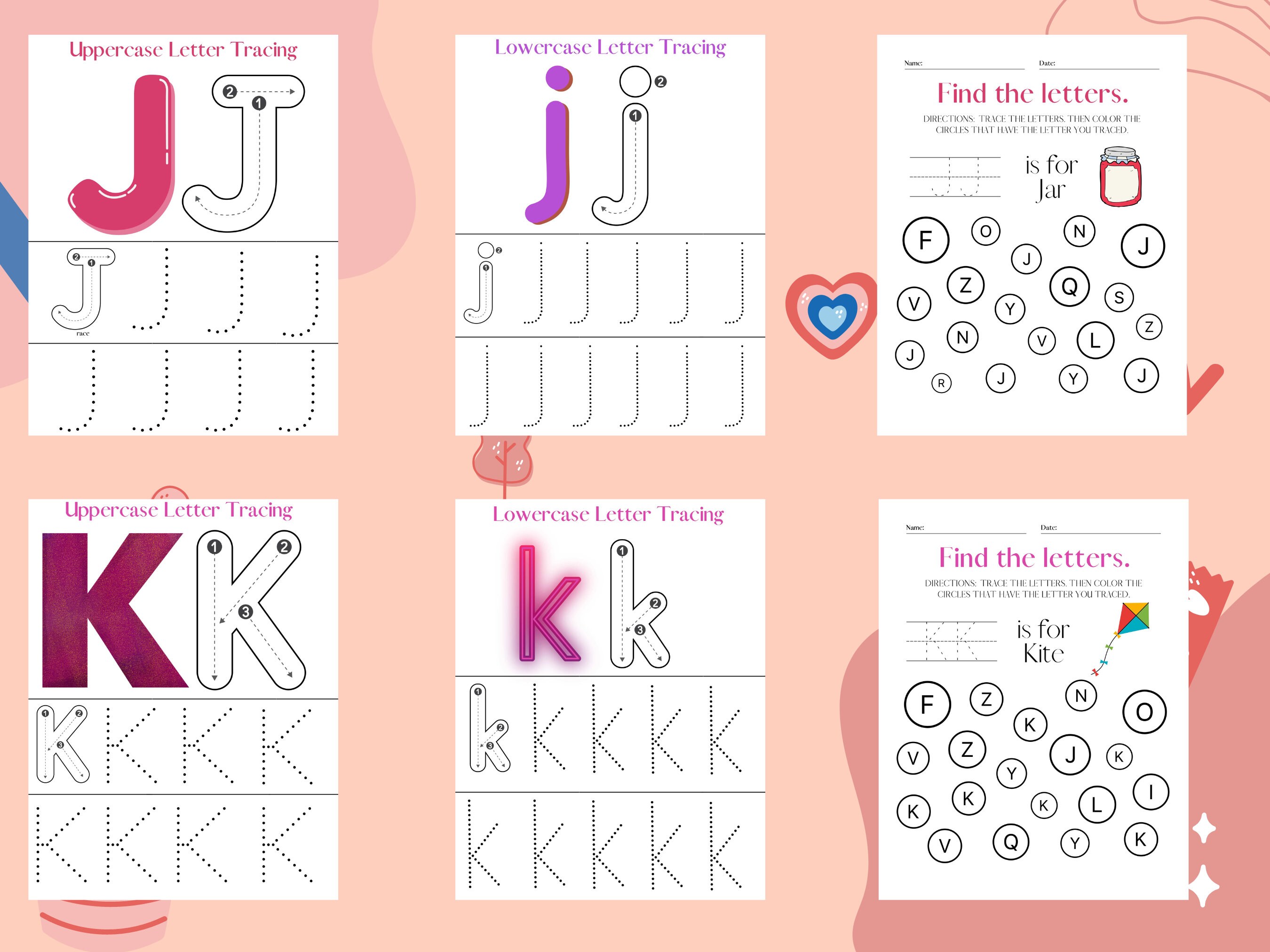 Letter of the Week Worksheets Printable Preschool Curriculum - Etsy