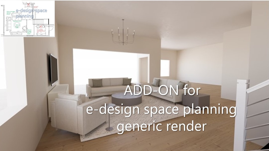 ADD ON for Floor Plan-space Plan- Add on Basic Rendering No Design or ...