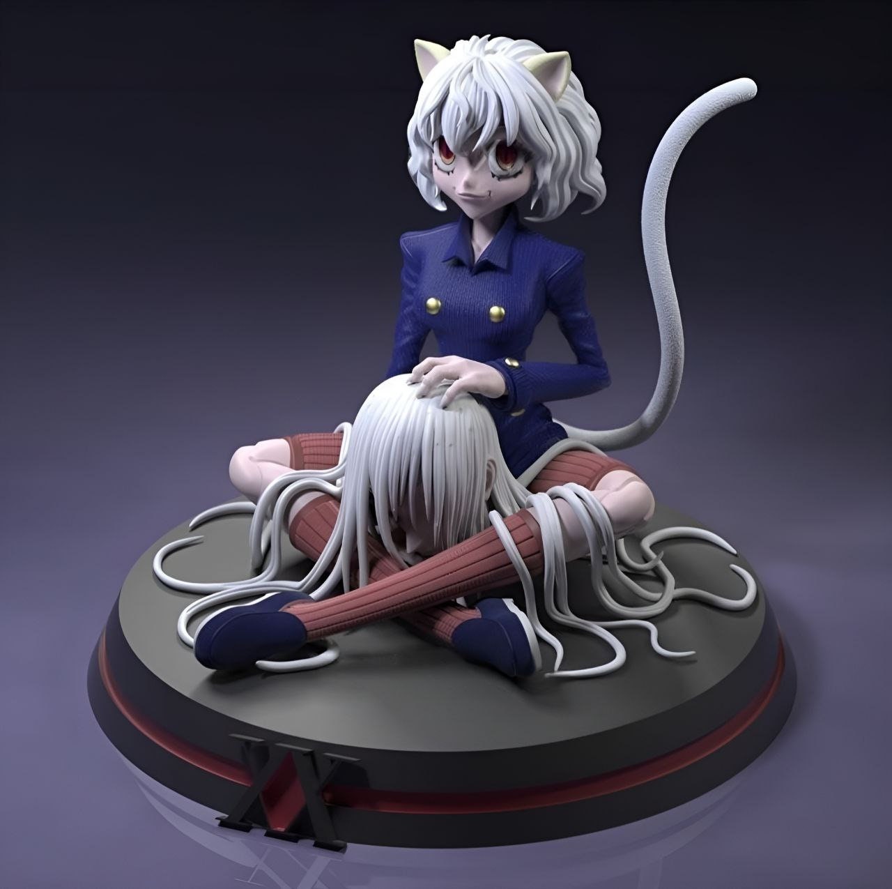 Neferpitou Nfsw Statue Stl File 3d Digital Printing Stl Etsy Canada