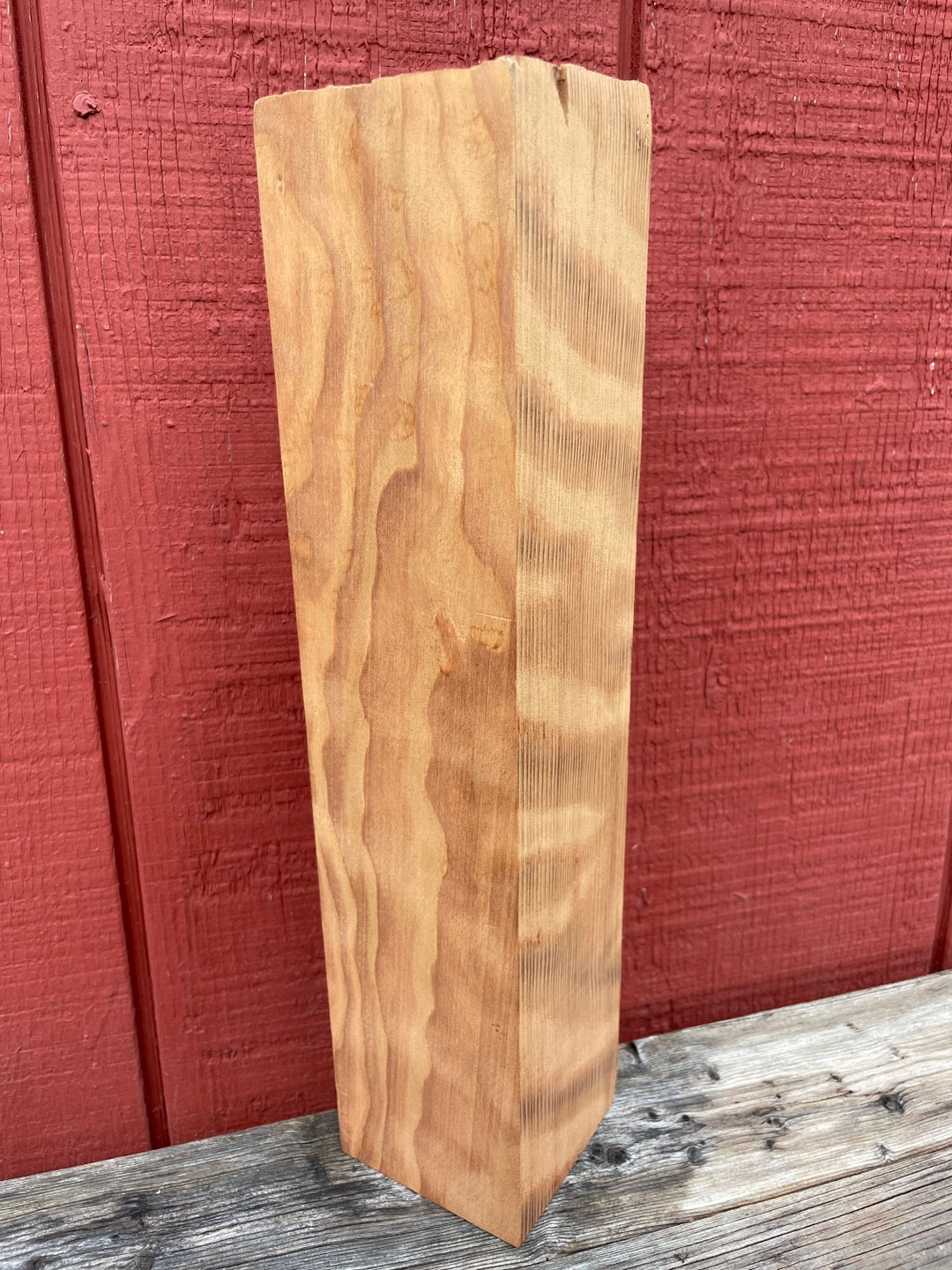 Tiger Stripe Redwood Turning Block - Etsy