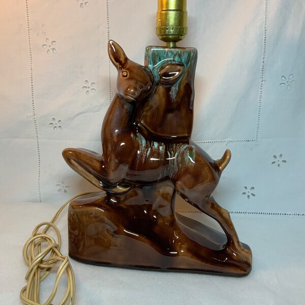 Lamp Haeger Deer - Etsy