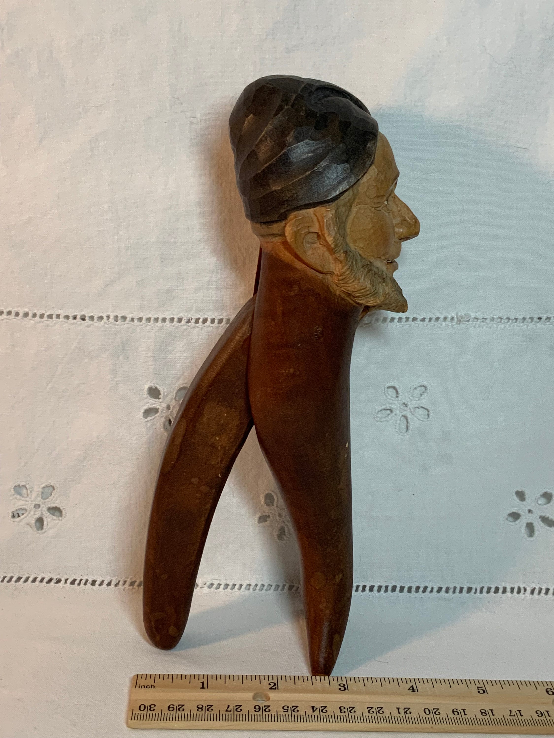 Vintage Hand-carved Nutcracker check Out the Teeth German Black Forest ...