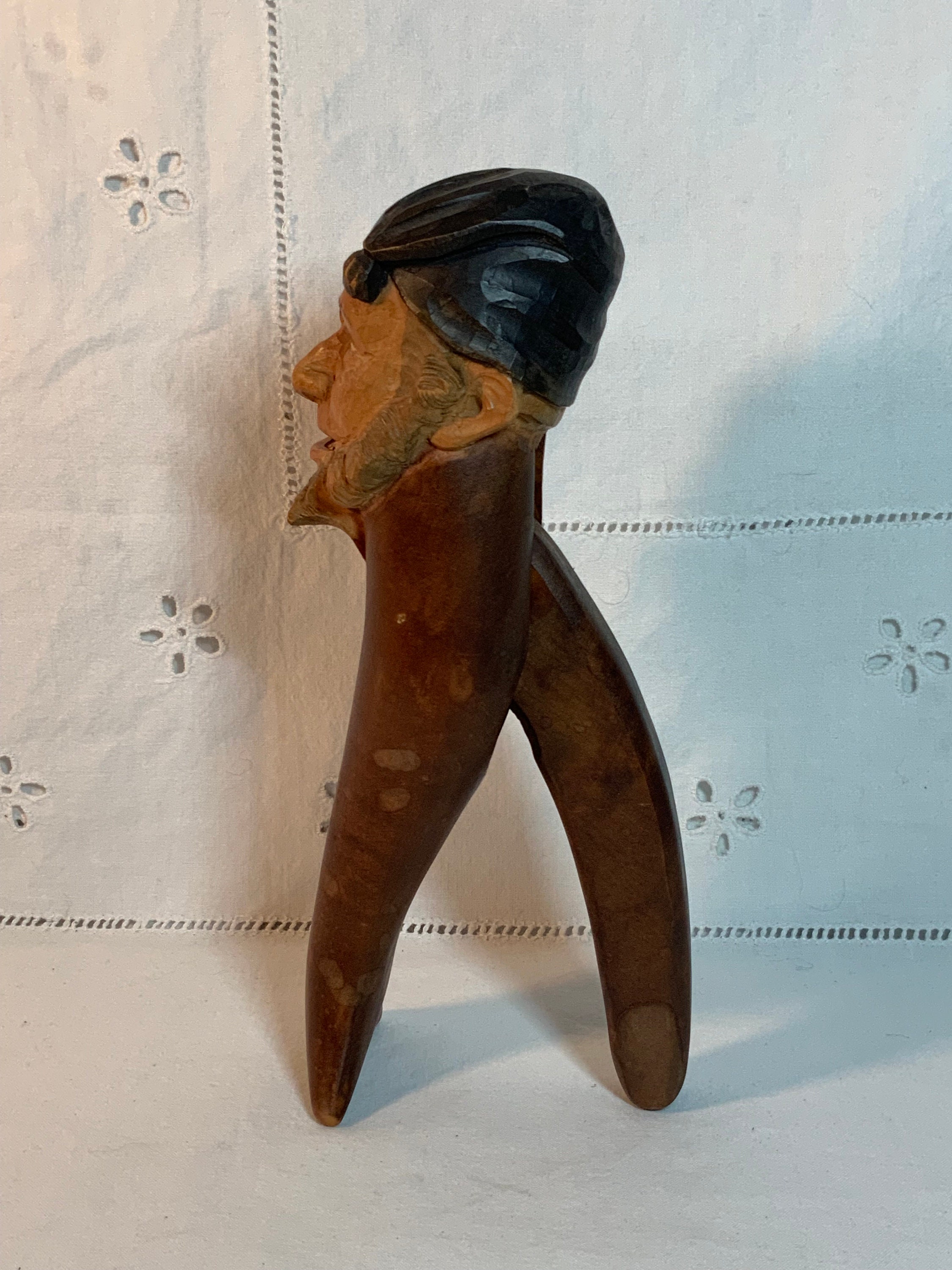 Vintage Hand-carved Nutcracker check Out the Teeth German Black Forest ...
