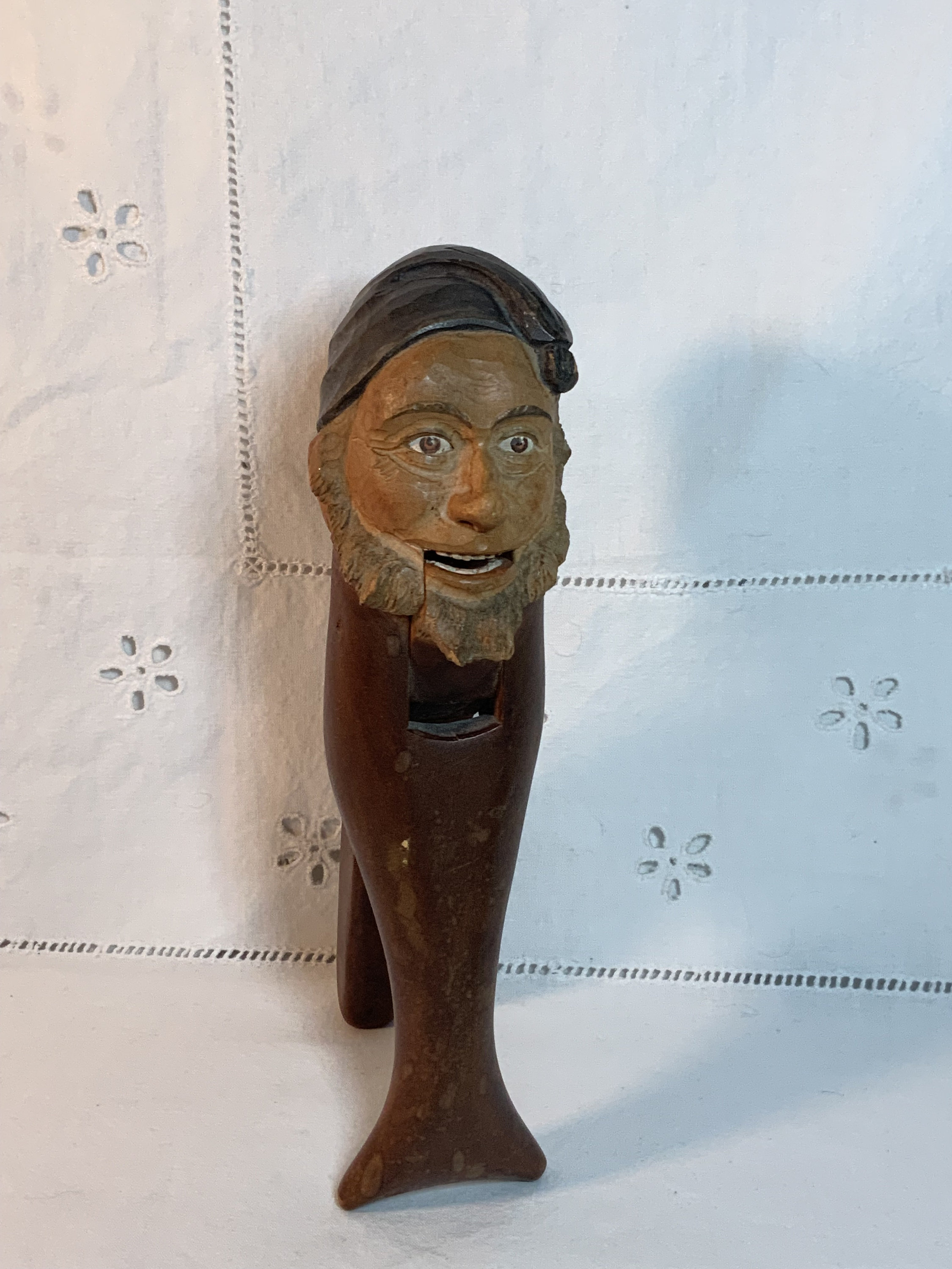 Vintage Hand-carved Nutcracker check Out the Teeth German Black Forest ...