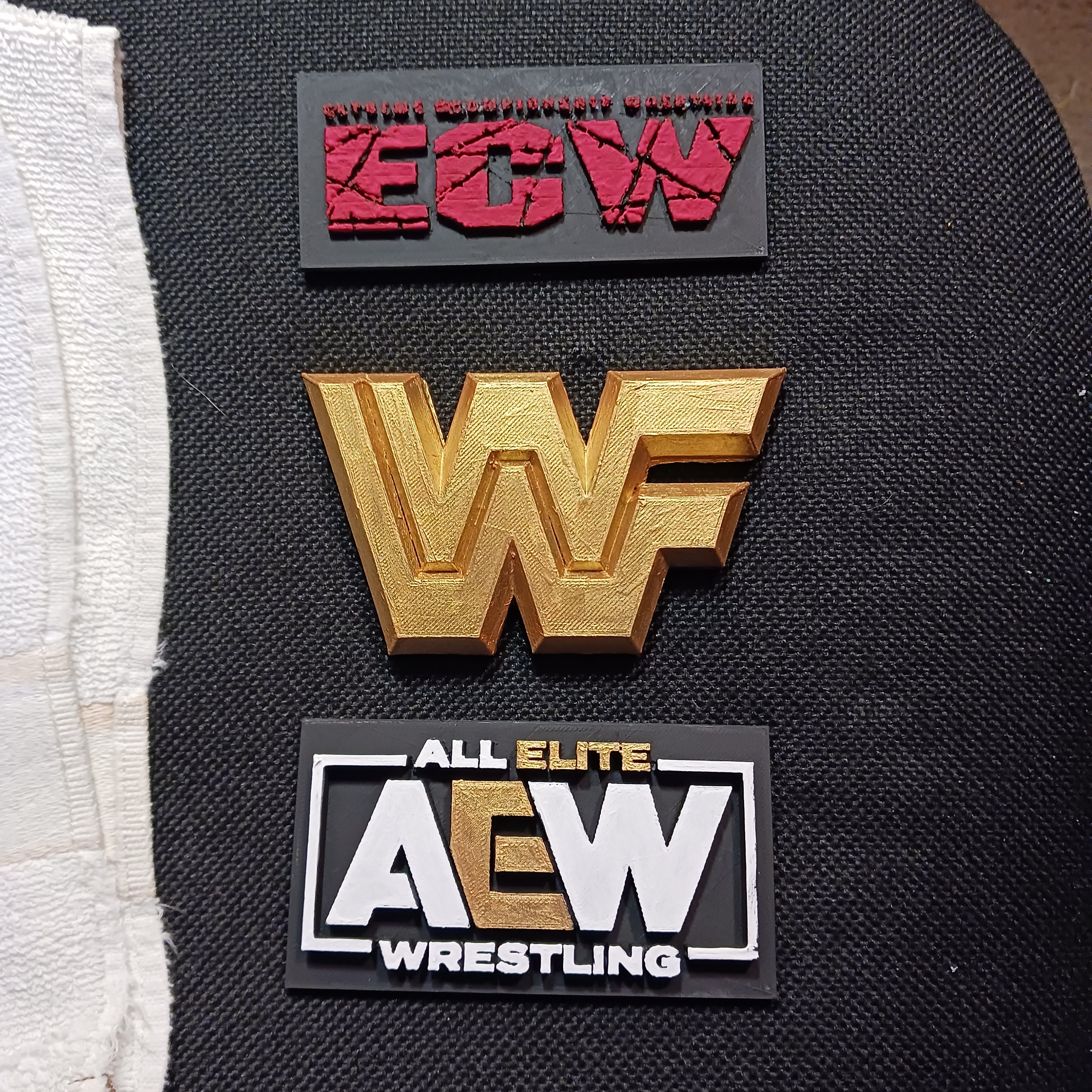 Pro Wrestling 3d Printed Plaques Set of 3 - Etsy
