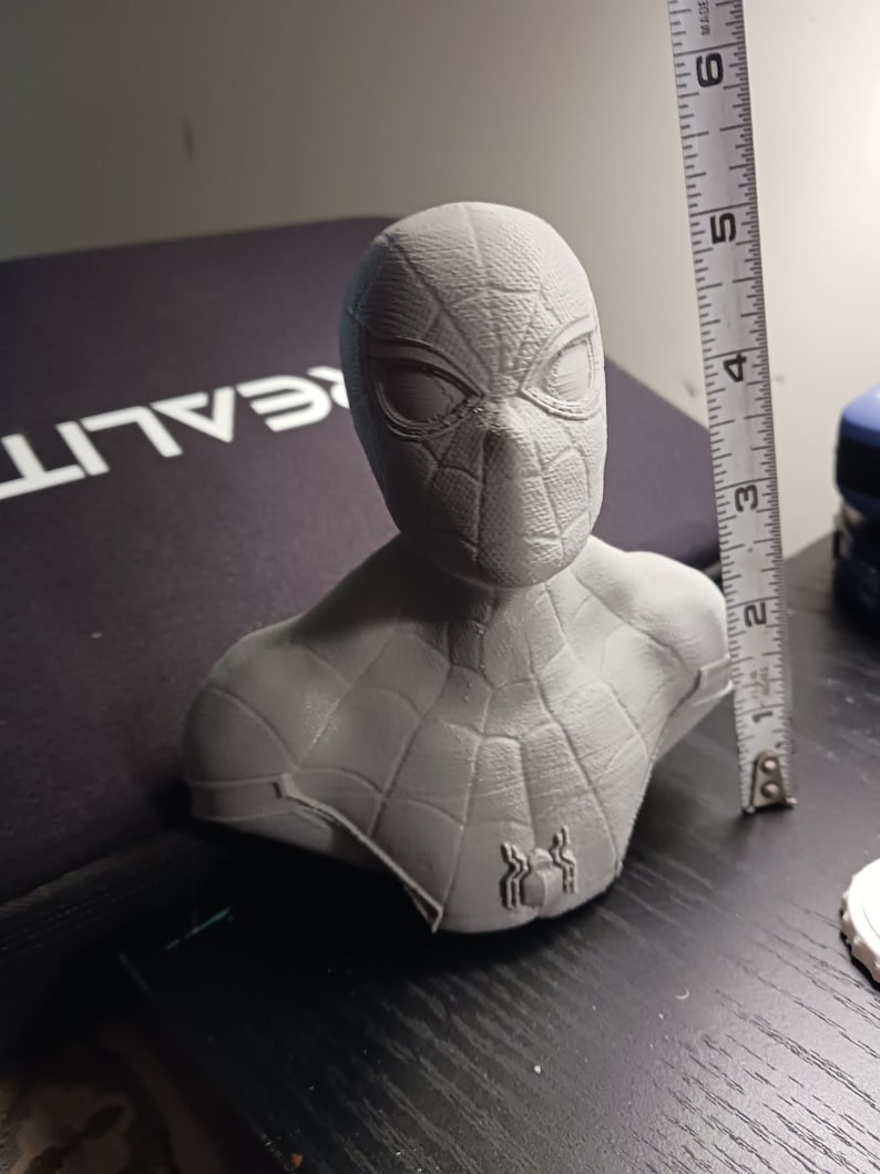 3D Printed SPIDER-MAN Mini Bust - Etsy