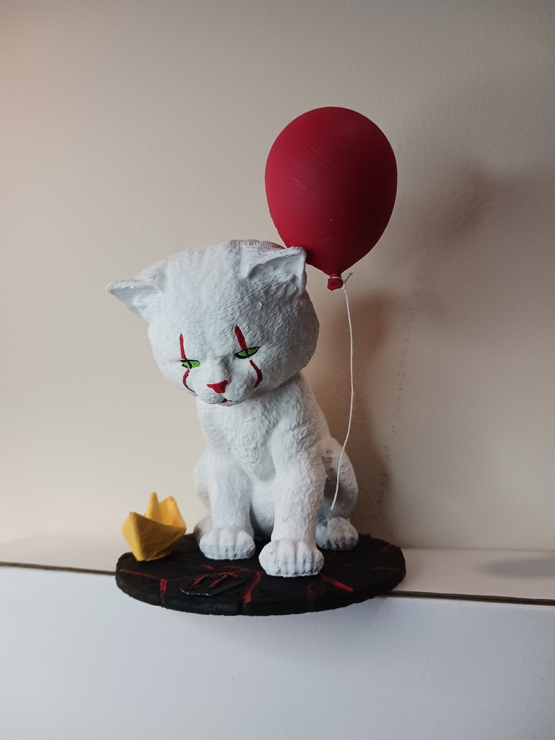 Pennywise Cat Stephen King IT 3d Printed Statue - Etsy