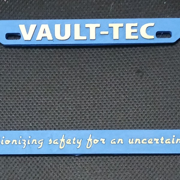 Fallout License Plate Frame - Etsy