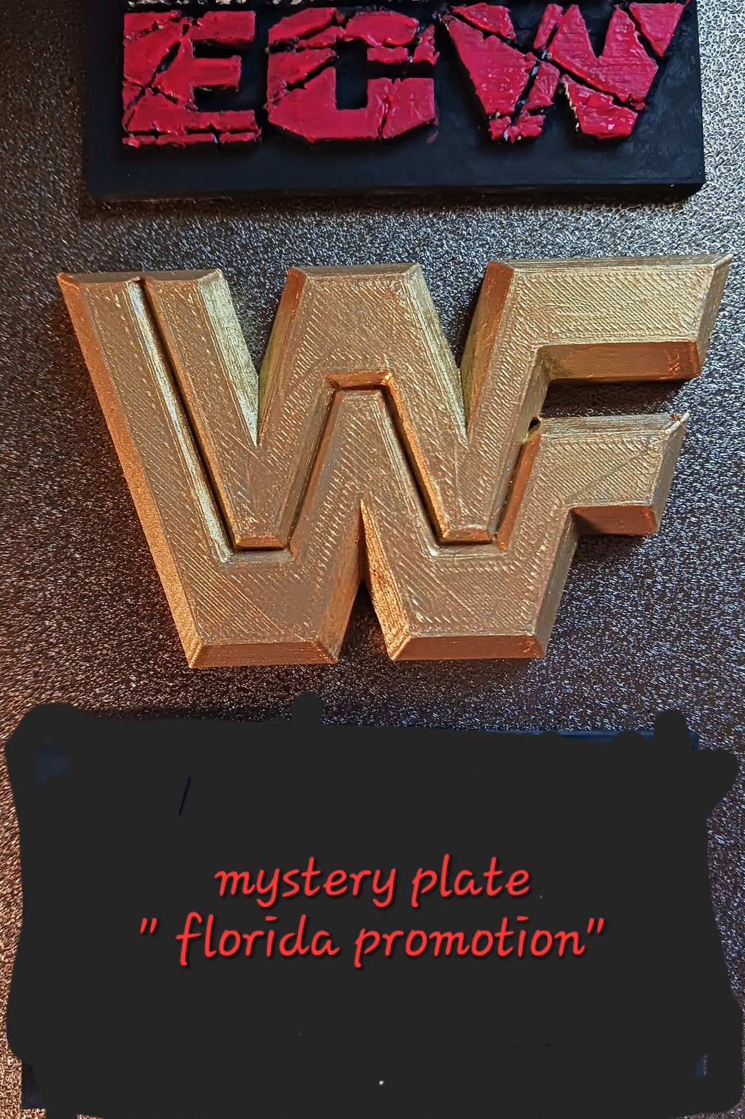 Pro Wrestling 3d Printed Plaques Set of 3 - Etsy