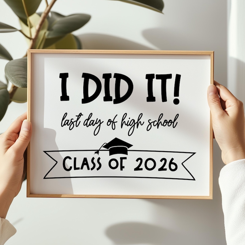 Senior 2026 White Sign - Etsy