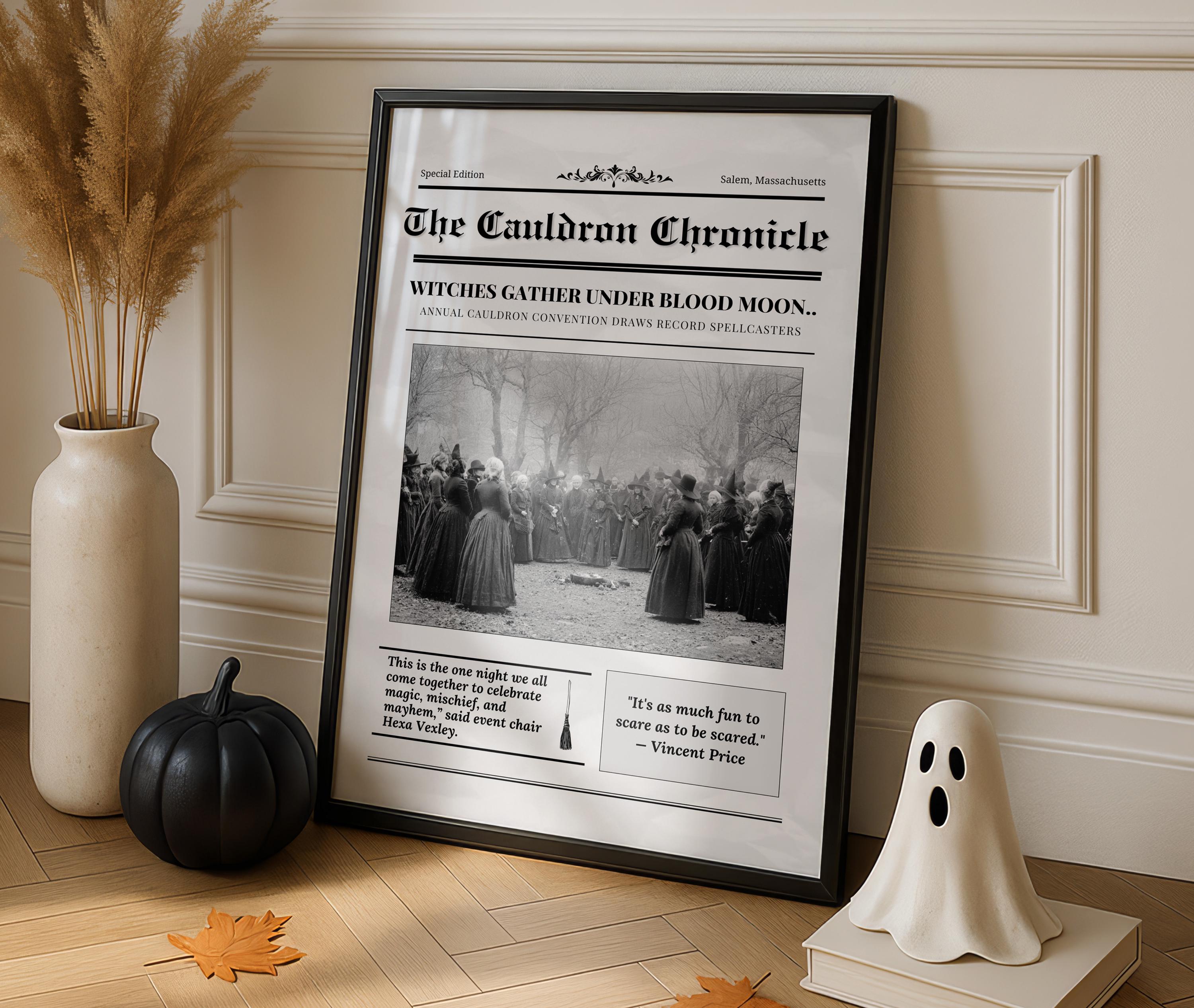 Halloween Printable Wall Art | Halloween Art Prints | Spooky Prints ...