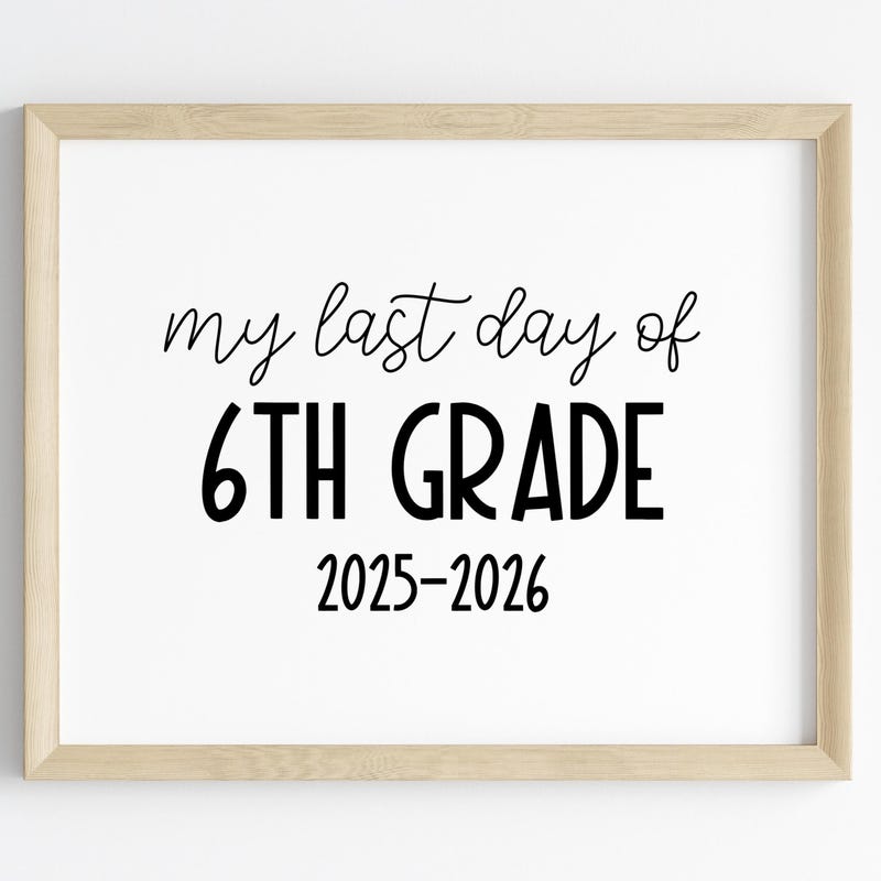 Class of 2026 6th Grade - Etsy