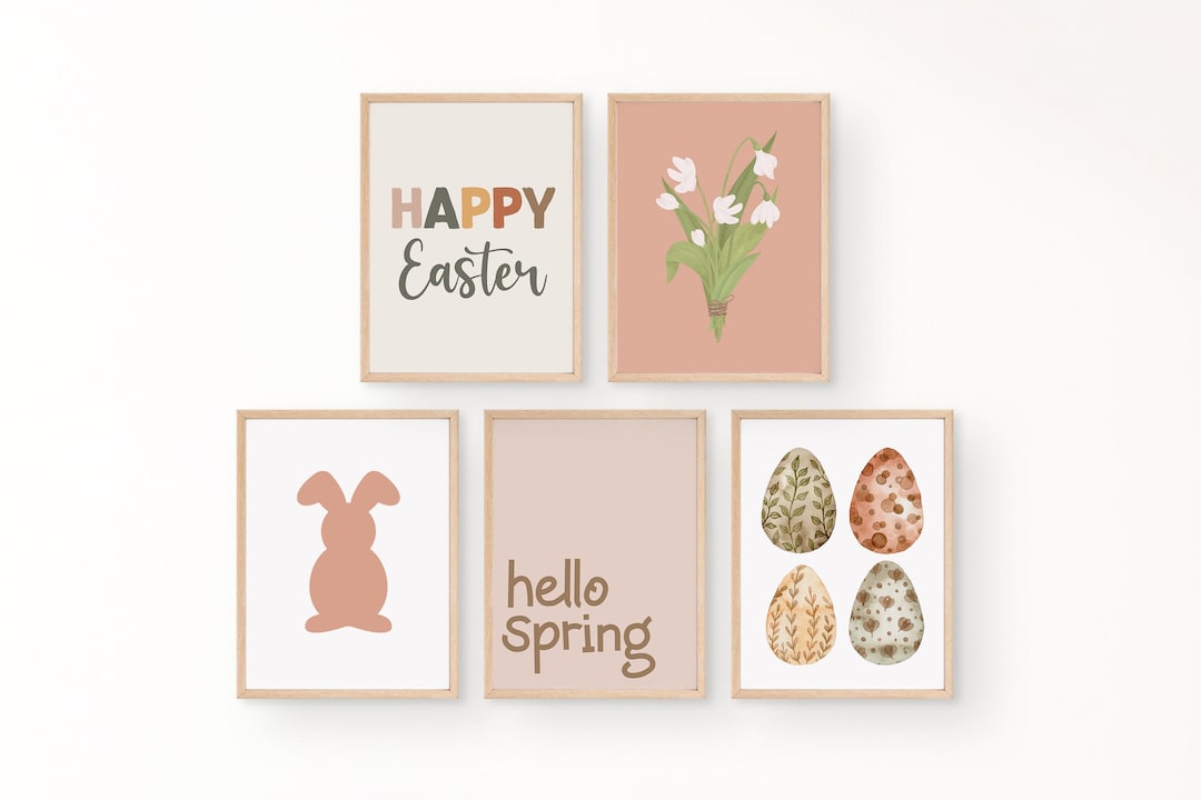Easter Printable Wall Art | Easter Decorations | Easter Egg Art ...
