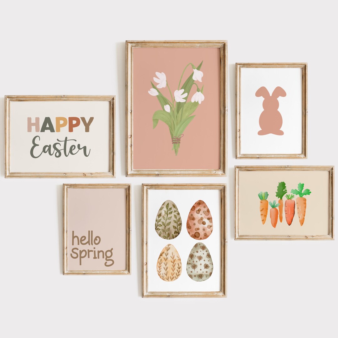 Easter Printable Wall Art | Easter Decor | Digital Easter | Easter Egg ...