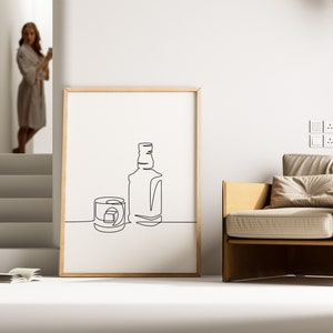 Bar Cart Art | Gallery Wall Set of 7 | Bar Cart Printable Art ...
