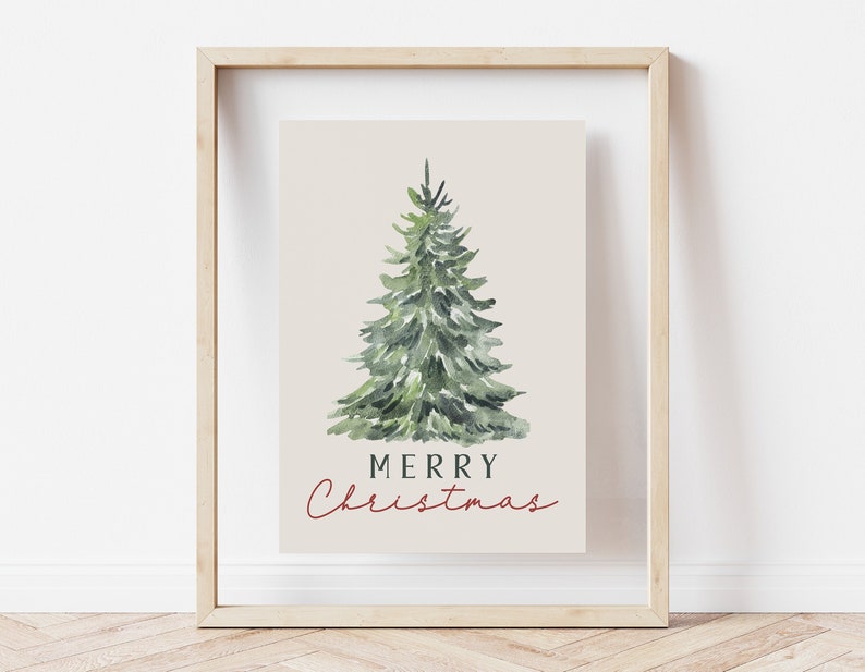 Christmas Wall Decor | Christmas Printable Wall Art | Holiday Decor ...
