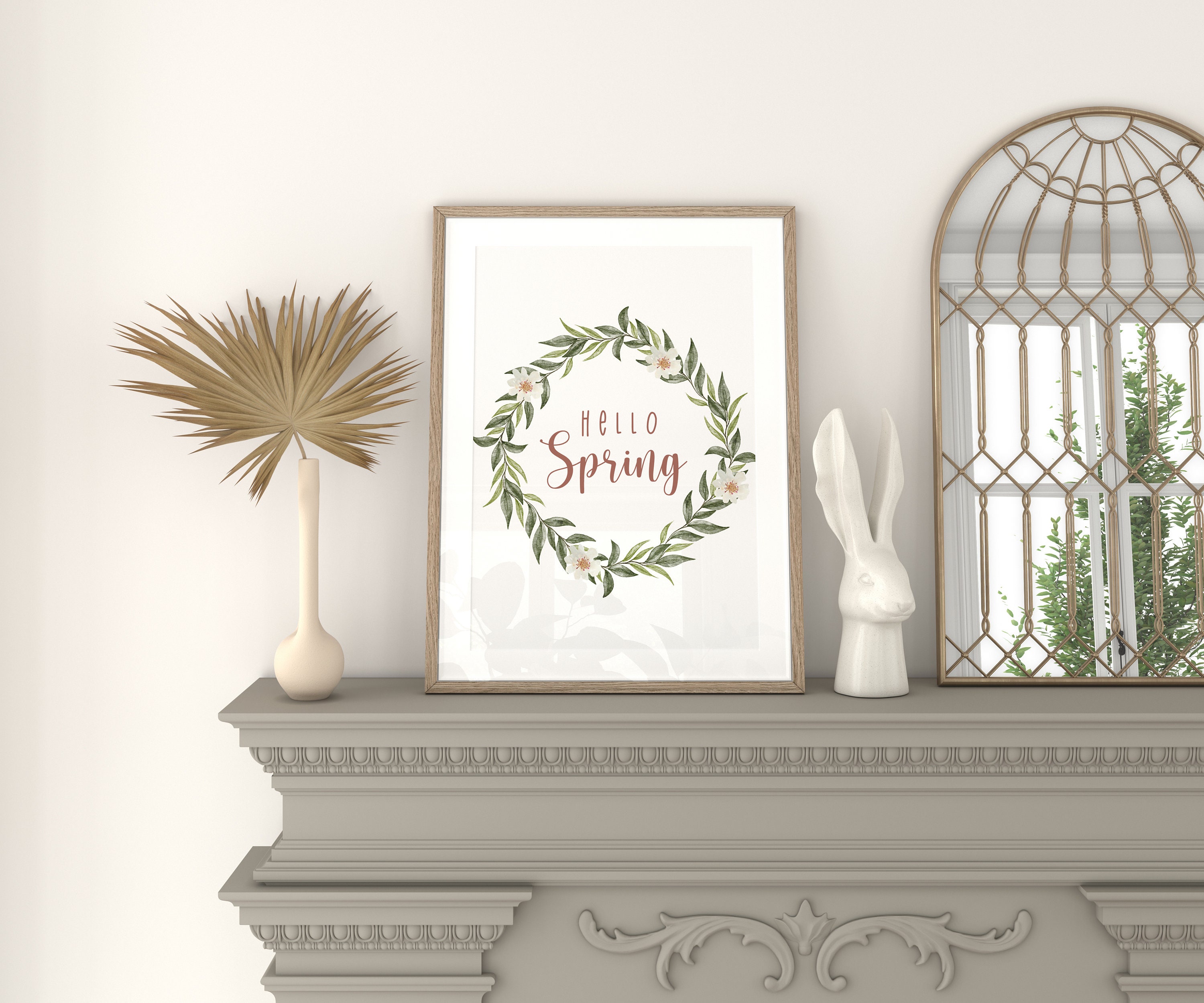 Easter Printable Wall Art Easter Decorations Happy Easter - Etsy