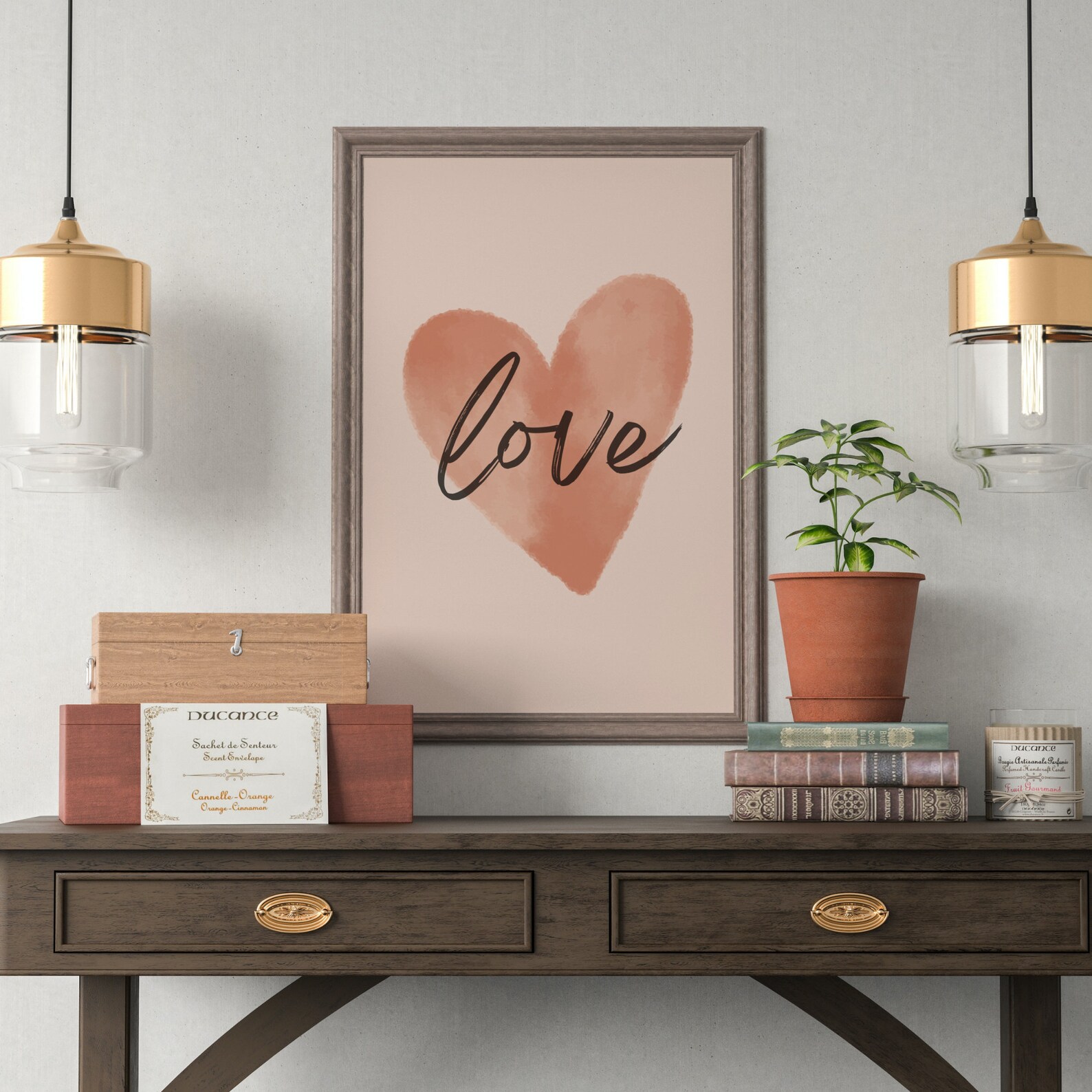 Valentines Printable Wall Art | February 14 Digital Download | Gallery ...