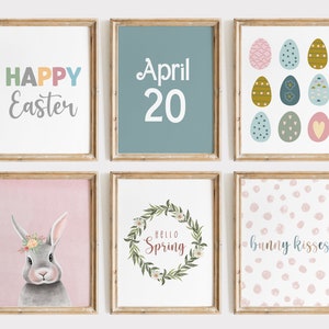 Easter Printable Wall Art | Easter Gifts | Easter Digital Art | Easter ...