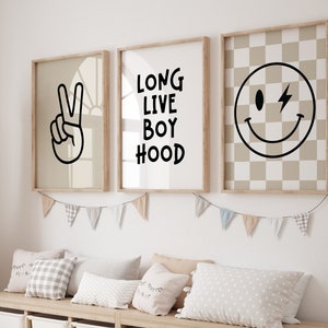 Boys Printable Art Set of 20 | Kid Room Art Prints | Boys Room Decor ...