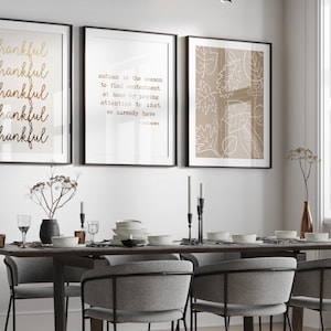 Thanksgiving Gallery Wall Set | Set of 25+ Art Prints | Fall Decoration ...