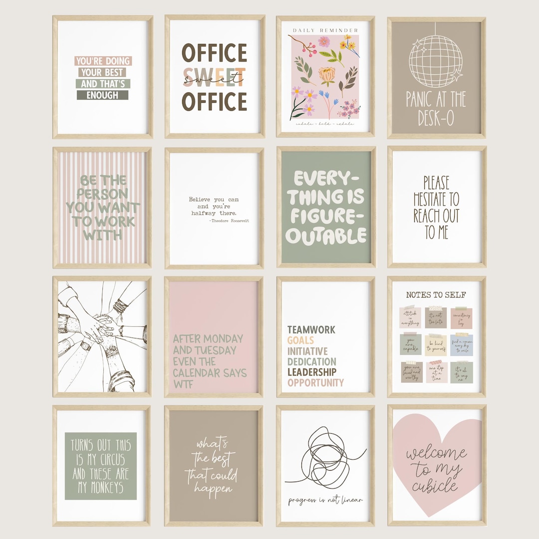 Office Wall Art Prints | Office Digital Print | Home Office Wall Decor ...