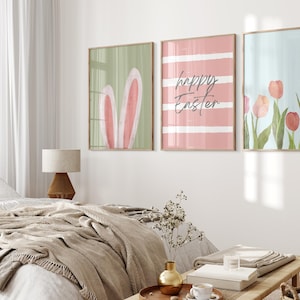 Easter Printable Wall Art | Easter Decorations | Happy Easter Sign ...