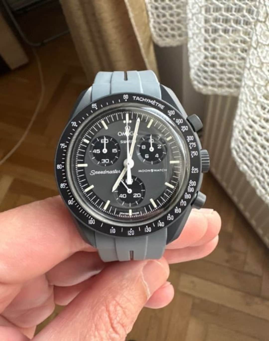 Moonswatch Strap Armband in Dark Grey Best for Mission to - Etsy