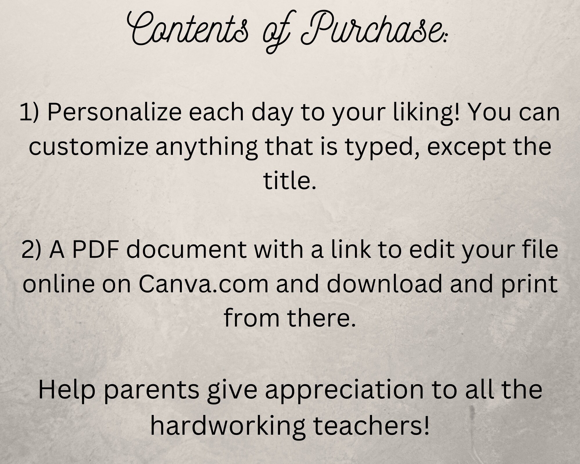 Editable Teacher Appreciation Flyer / Teacher Appreciation Week - Etsy