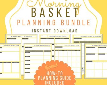 Homeschool Morning Basket Schedule Morning Basket Planning Pages ...